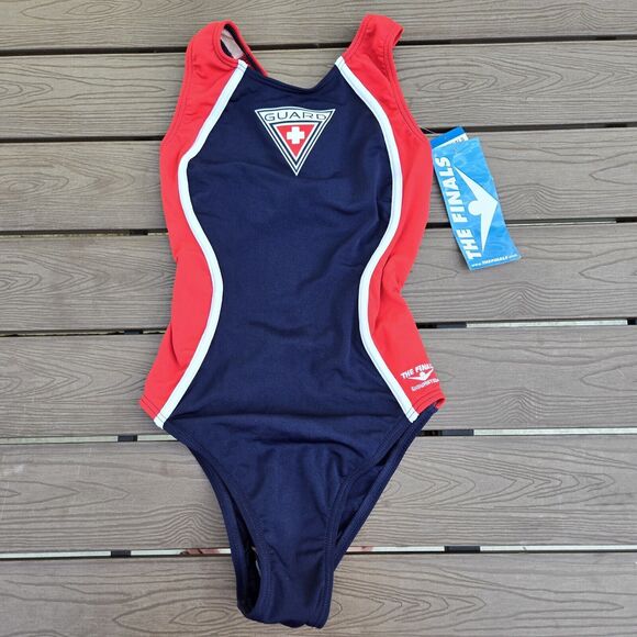 TYR | Swim | The Finals Women One Piece Guard Swimsuit Super V Back ...